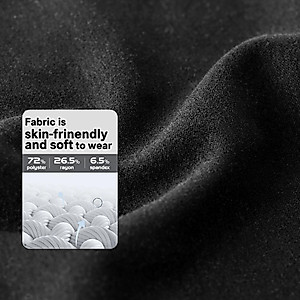 MCTi Neck Gaiter Warmer Winter Fleece Scarves Beanie Hat for Skiing Cycling Elastic Closure Black and Dark Brown