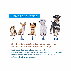 QWINEE 4pcs Dog Boots Dog Shoes Small Dog Puppy Shoes for Hot Pavement Summer Winter Outdoor Paw Protectors with Anti-Slip Sole Red XS