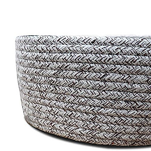 cssdesign Set of 3 Mini Woven tton Rope Nursery Baskets,100 tton Rope Woven orage Boxes,ackable Multipurpose Organizer Bins for Toys, Diapers, Crafts,Key,Porch, Sundries,Baby’s Montessori WorkToys,