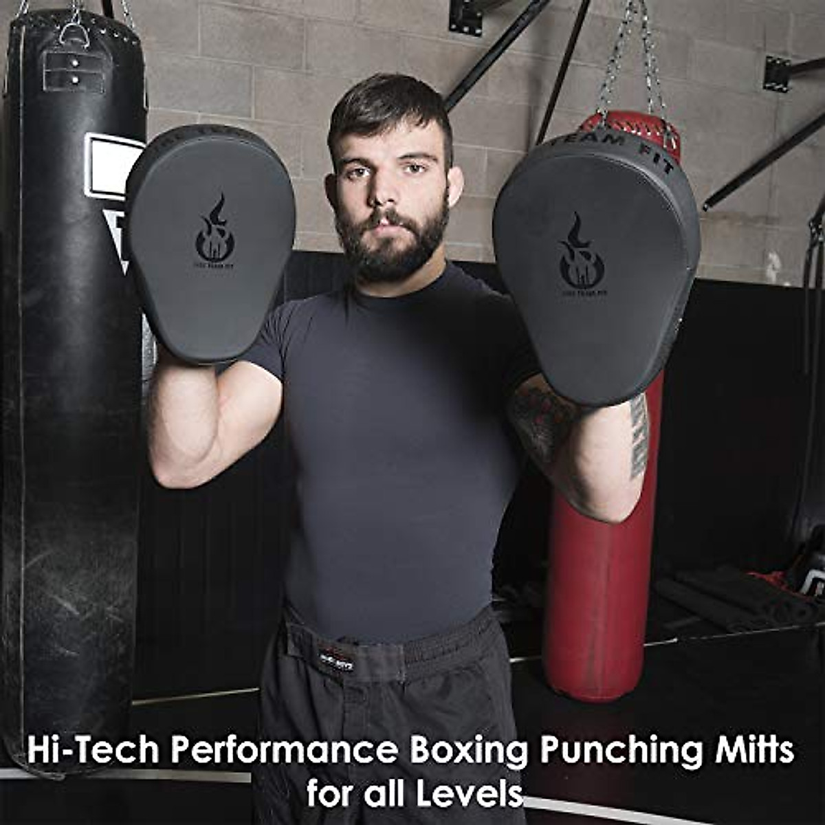 Fire Team Fit Focus Mitts (Black)