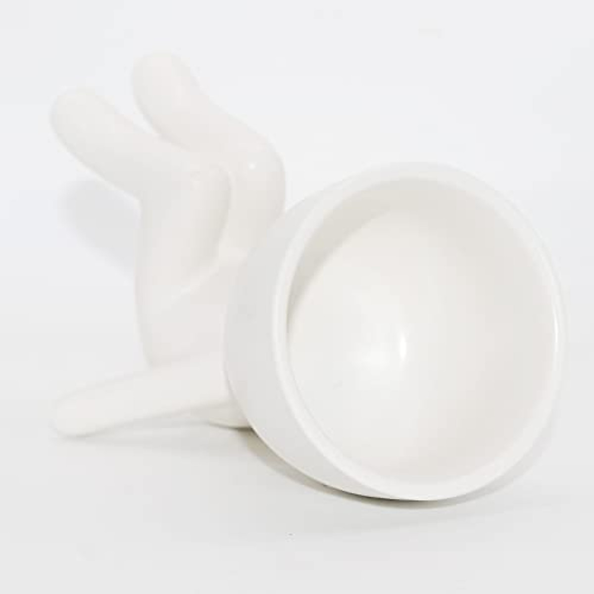 SvaTao Cute Humanoid Ceramic Doll Flower Pot Decorative Pot,Succulent Flower Cactus Bonsai Planter Pots Container Creat Design for Flower Shops, Home Office Decor, Cafes, Wedding Venues, etc