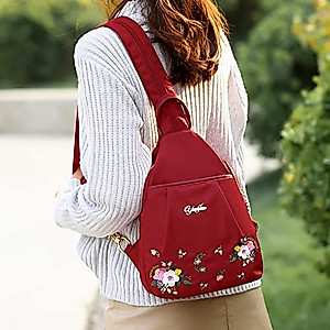 HPWRIU Quilted Backpack for Women Women Backpack Purse Fashion Casual Lightweight Travel School Shoulder Water Backpacks Kids