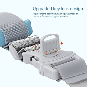 Kisangel Toddler Harness Backpack for Kids Baby Carriers for Kids Baby Sling Kid Backpack Baby Carrier for Kids Baby Backpack Baby Leash Wrist Link Leash for Kids Anti-Lost Child Hand Strap