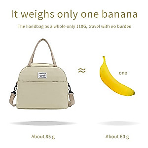 Mountain guest Lunch Bag Reusable Insulated Cooler Lunch Box Adult Water Resistant Tote Lunch Bag for Women/Men Work Picnic Beach or Travel (Beige)