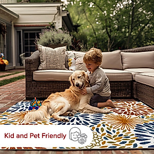 nuLOOM Monique Floral Indoor/Outdoor Area Rug, 5x8, Multi