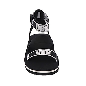 UGG Unisex-Child Allisa Sandal, Black, 6