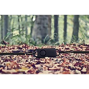 BASU® eAlarm Plus 130db Emergency Alarm for Camping & Hiking, Tripwire Alarm, Bear Alarm, Perimeter Alarm