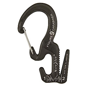 Carabiner Clip/Rope Tightener, 2-3/4 In.