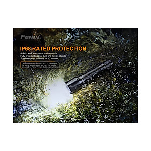 Fenix TK16 v2.0 Tactical Flashlight, 3100 Lumen Long Throw, USB-C Rechargeable, with LumenTac Organizer