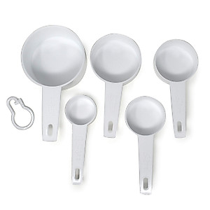 Norpro Measuring Cups, Set of 5, White