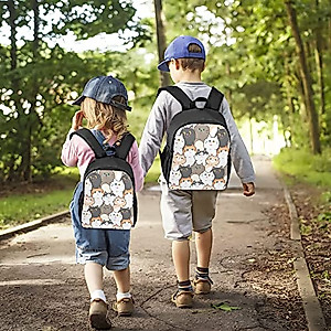 Blueangle Cute Cartoon Cats Print Waterproof Backpack - Lightweight Backpack Boys Girl 2-6 Year School Bag（872）