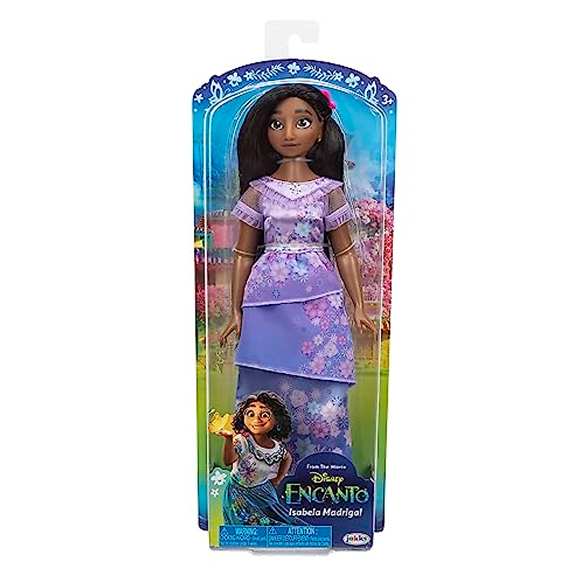 Disney Encanto Isabela Fashion Doll with Dress, Shoes & Hair Pin