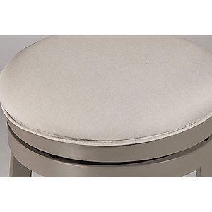 Hillsdale Furniture Clarion Wood Counter Height Swivel Stool, Distressed Gray