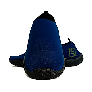 Aquaskin Water Sports Shoes Quick-Dry Barefoot Yoga Swim Beach for Women Navy Blue