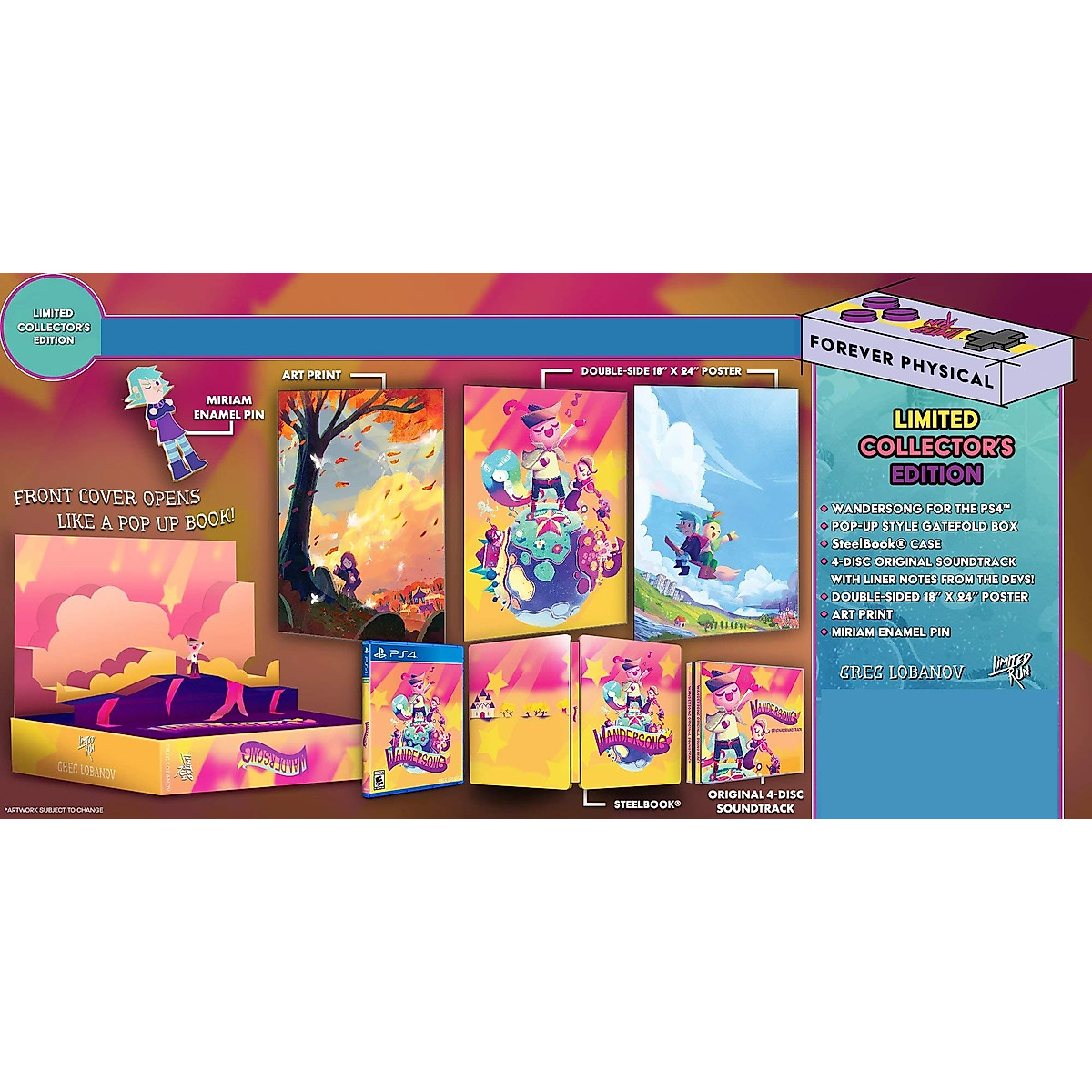 Wandersong - Pop-Up Edition - Limited Run #049 - PlayStation 4