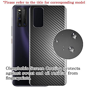 Puccy 2 Pack Back Screen Protector Film, compatible with Oppo Reno 2 Guard Cover （ Not Tempered Glass/Not Front Screen Protectors）- Black