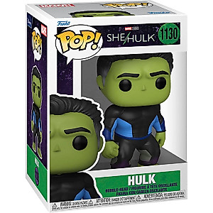 POP Marvel: [She Hulk] Attorney at Law - Smart Hulk Funko Vinyl Figure (Bundled with Compatible Box Protector Case), Multicolor, 3.75 inches