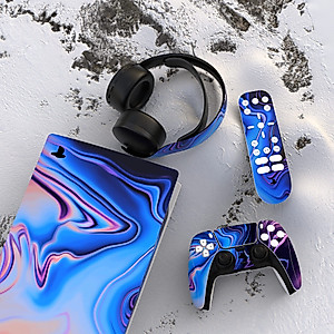 PlayVital Origin of Chaos Full Set Skin Decal for PS5 Console Digital Edition, Sticker Vinyl Decal Cover for PS5 Controller & Charging Station & Headset & Media Remote