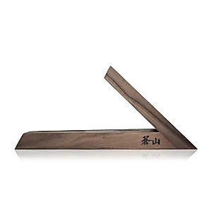 Cangshan 1021240 TAI triangle Walnut Wood Knife Block, Two Slots