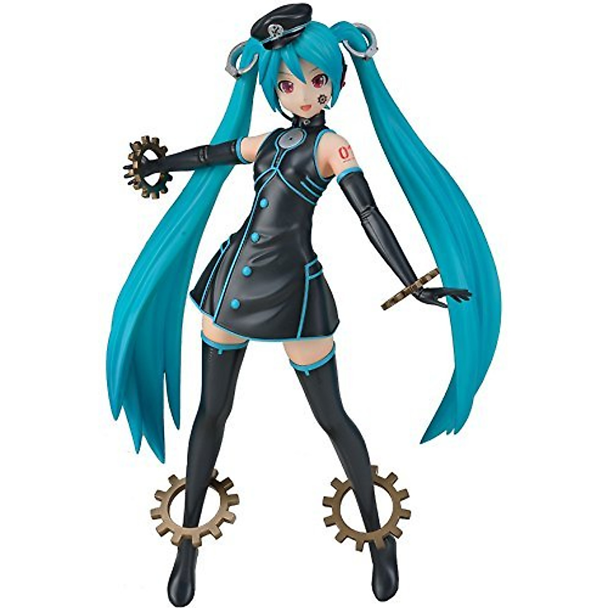 Sega Project Diva Arcade Future Tone Hatsune Miku Super Premium Action Figure Selfish Plant Manager, 9.4"