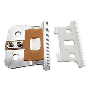 GRABOTE T Blades for Andis T outliner Andis Gtx T Outliner Replacement Blade Andis Gtx Replacement Blade (Ceramic T blade + Steel Blade) Silver