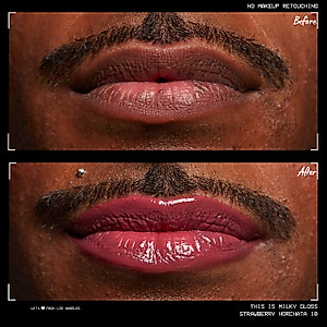 NYX PROFESSIONAL MAKEUP This Is Milky Gloss, Lip Gloss with 12 Hour Hydration, Vegan - Strawberry Horchata (Mauve Pink)