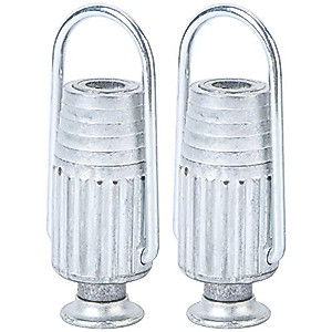 DOITOOL 2 Pcs Metal Clothesline Tightener Sunline Line Tight Grips Tools for Pulleys and Fixed Clothes Lines Household Laundry Supplies