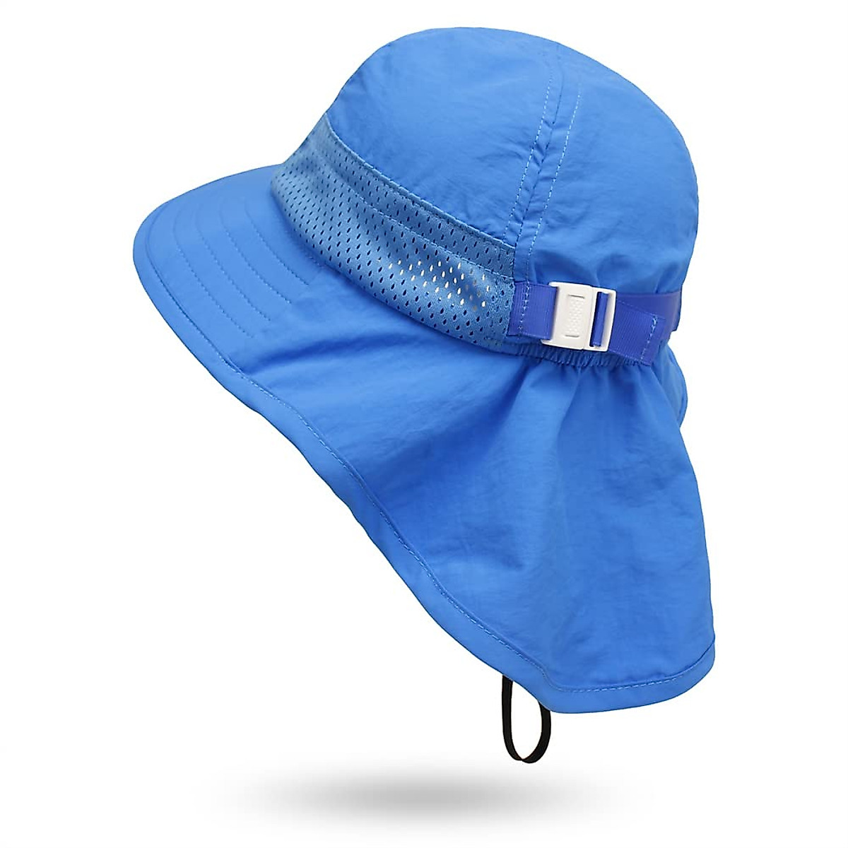 Baby Sun Protection Hat for Infant Toddlers Boys Girls UPF 50+ Sunhat for Outdoor Beach Swim (US, Age, 3 Months, 24 Months, Blue)