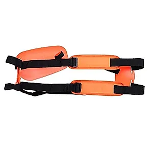 Fdit Double Shoulder Trimmer Shoulder Strap Harness Garden Brush Cutter Lawn Mower Nylon Belt fit for Brush Cutter Trimmer Kit