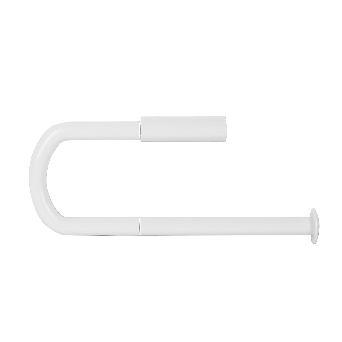 Spectrum Diversified Reversible Wall-Mounted Dispenser, Cabinet Paper Towel Holder, Easy-Installation Kitchen Organizer, White