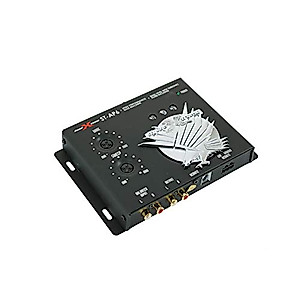 SoundXtreme ST-AP6 1/2 Din Car Audio Digital Processor, 13.5V, Bass Maximizer & Sound Restoration w/Includes a dash mount remote control and Light display, 10.4x2.3 x 8.6 inches
