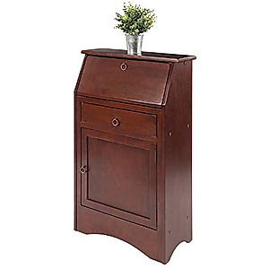 Winsome Wood Regalia Home Office, Walnut, Secretary Desk