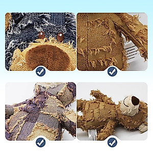 YAUNJI 2024 Premium Indestructible Robust Bear, Indestructible Dog Toys to Keep Them Busy, Petsboro Robust Bear Dog Squeak Chew Toy for Large Small Dogs for Heavy Chewers (ab)