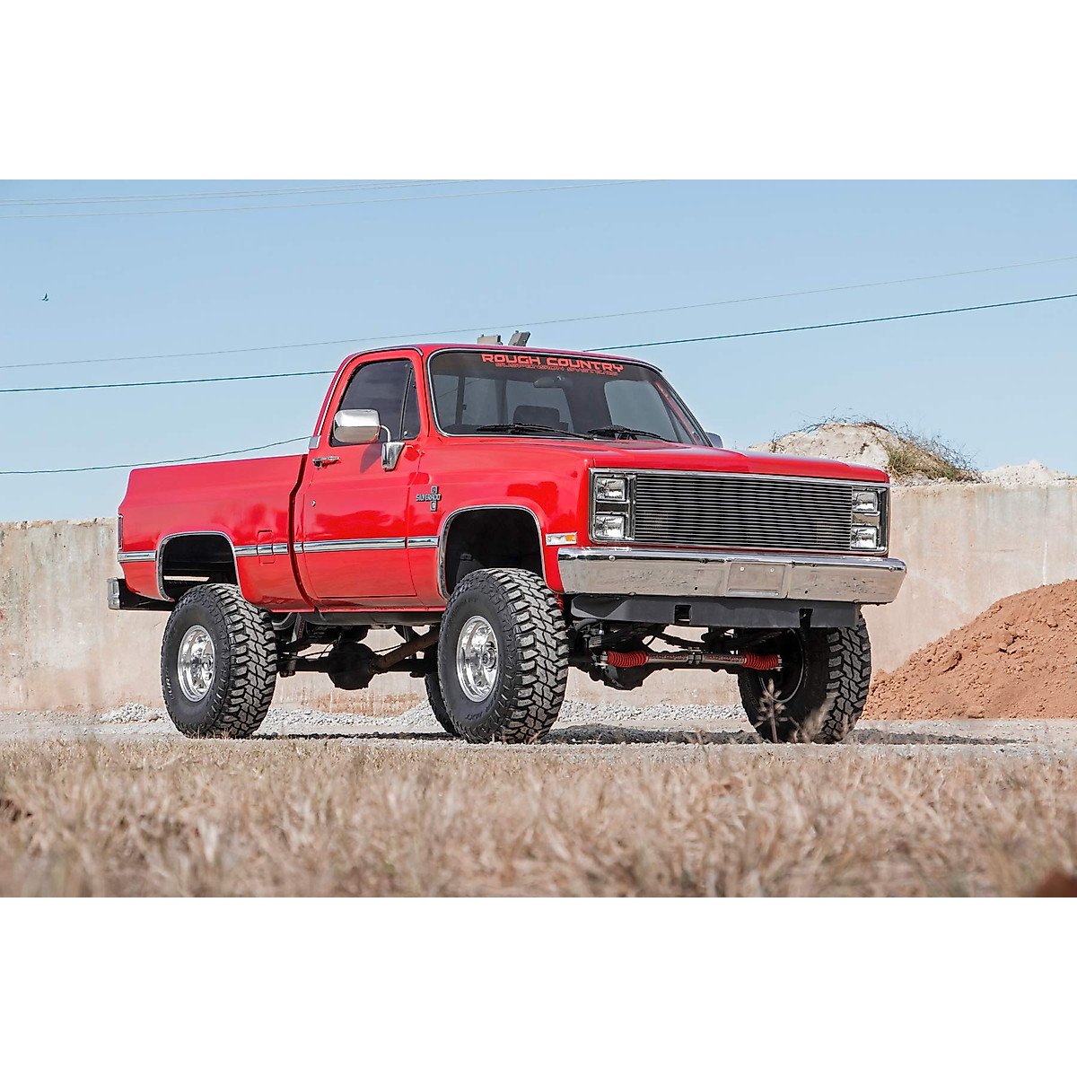 Rough Country 4" Lift Kit for 77-87 Chevy/GMC C10/K10 Pickup | 52" Leaf | 245.20