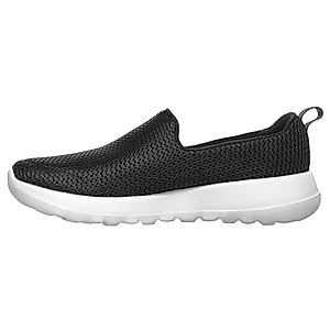 Skechers Women's Go Walk Joy Sneaker, Black/White, 8