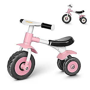 besrey Baby Balance Bike for 1 Year Old, Cute 3 Wheels Toddler Bikes for 12-24 Months, Baby Bicycle for Boy Girl Walker