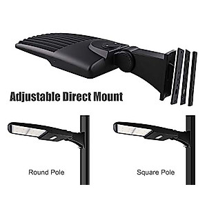 300W LED Parking Lot Light - 42000Lm Led Shoebox Pole Lights 5700K - Replaces 1000W Metal Halide - LED Street Light for Outdoor Area Lighting - Arm Mount - 100-277Vac(UL-Listed)