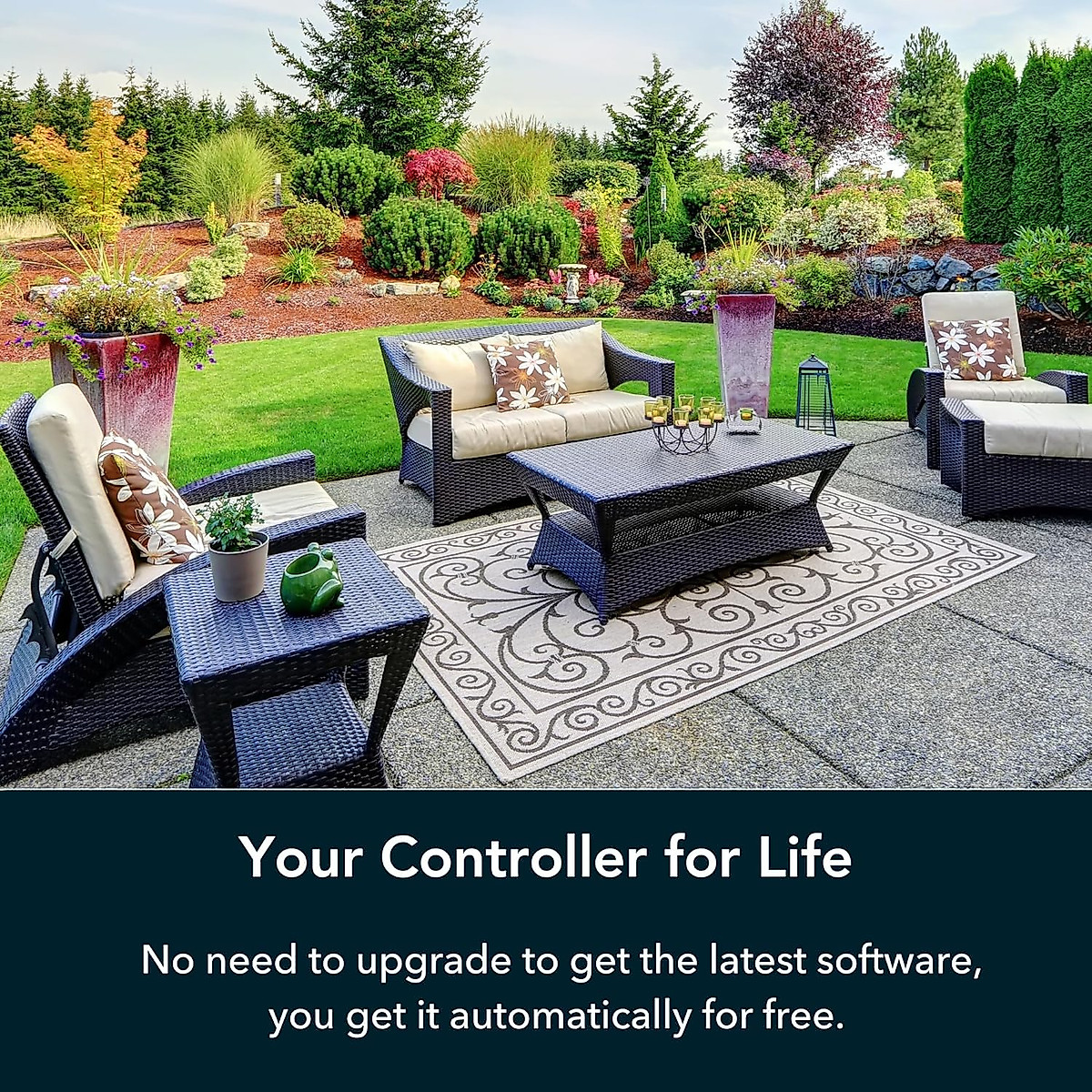 Rachio 8ZULW-C 3rd Generation: Smart, 8 Zone Sprinkler Controller, Works with Alexa