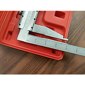 24" HEAVY DUTY VERNIER CALIPER-stainless fine adjustment 4" jaw depth #106-755