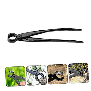 VILLCASE Bonsai Crystal Ball Scissors Round Concave Edges Pliers Branch Knob Cutter Concave Branch Cutter Pruners Tools Gardening Pruning Shears Japan Spherical High-carbon Steel