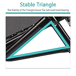 Outdoor Zero Gravity Chair 2 Pack, Folding Lounge Chair Recliners Indoor Outdoor Furniture Adjustable Camping Chair Backyard Chair Deluxe Loveseats w/Pillow and Cup Holder Tray, Black