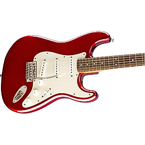 Squier Classic Vibe 60s Stratocaster Electric Guitar, with 2-Year Warranty, Candy Apple Red, Laurel Fingerboard