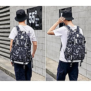 BUGUTKONG Basketball Player Multifunction Backpack Travel Fans Bag Daypack Bookbag School Bag Laptop Bag Batele-a12