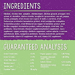 Stella & Chewy’s – Stella’s Solutions Digestive Boost – Cage-Free Chicken Dinner Mixer – Freeze-Dried Raw, Protein Rich, Grain Free Cat Food – 7.5 oz Bag