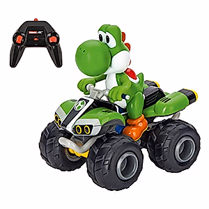 Carrera RC Nintendo Mario Kart 2.4 GHz Radio Remote Control Toy Car Vehicle - Yoshi Quad