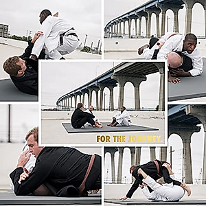 Gold BJJ Valiant Gi - Heavyweight 550gsm Pearl Weave Jiu Jitsu Uniform - IBJJF Legal (White, A2)