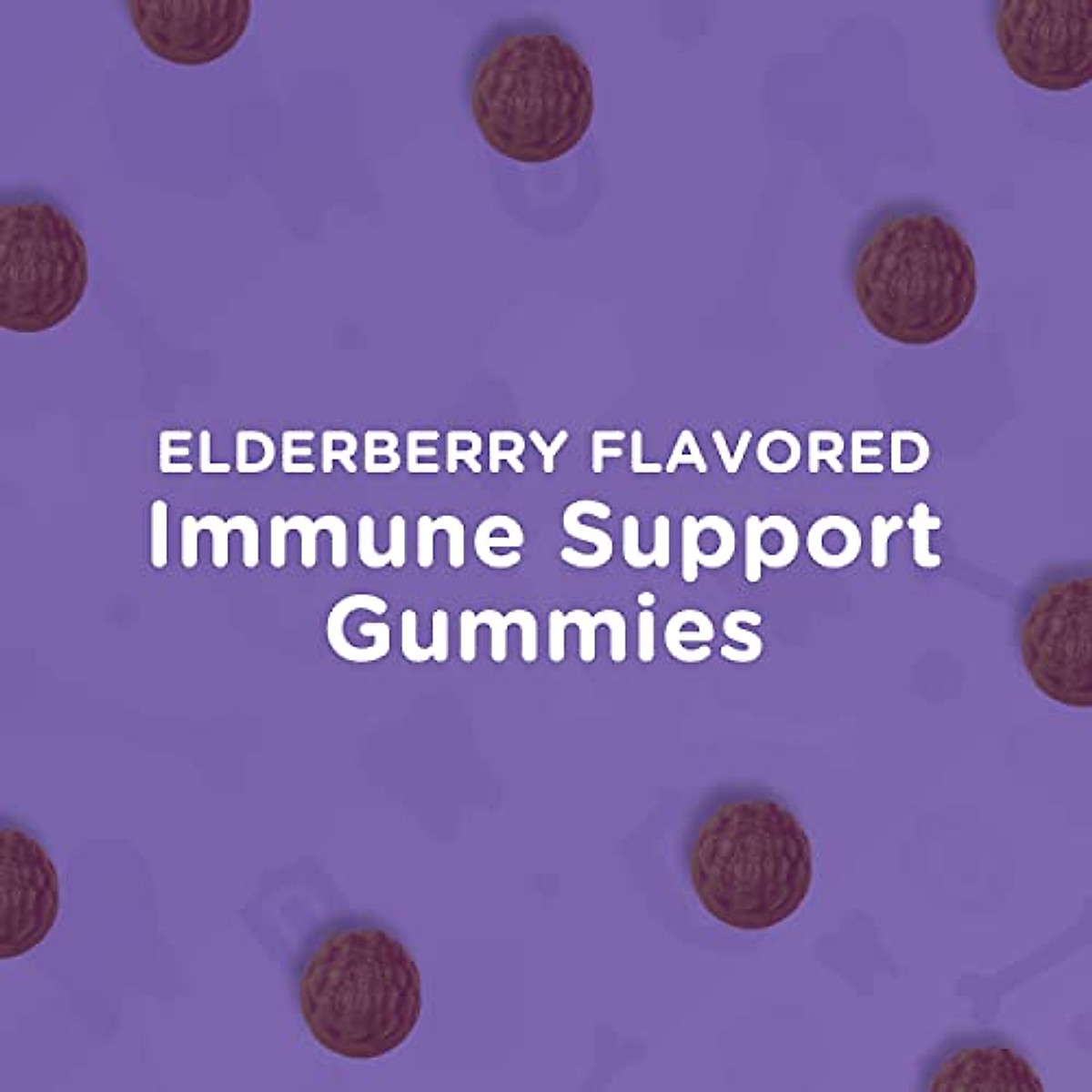 Enfakid Elderberry Daily Gummy Multivitamin: Vitamin C, D & E, Selenium & Zinc, Elderberry Flavored Immune Support Gummies for Kids, high in antioxidants, gelatin free & vegetarian, 60 count