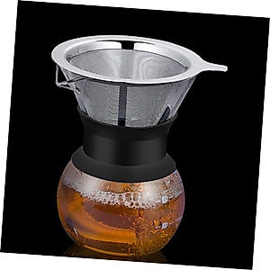 Mikinona Coffee Filter Tea Net Strainer Mesh for Coffee Espresso Mesh Screen Filter Espresso Filter Screen Coffee Machine Strainer Mesh Coffee Making Filter Screen Stainless Steel