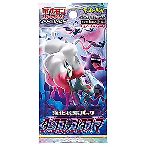 (1 Pack) Pokemon Card Game Japanese Dark Phantasma S10a Booster Pack (6 Cards Enclosed)