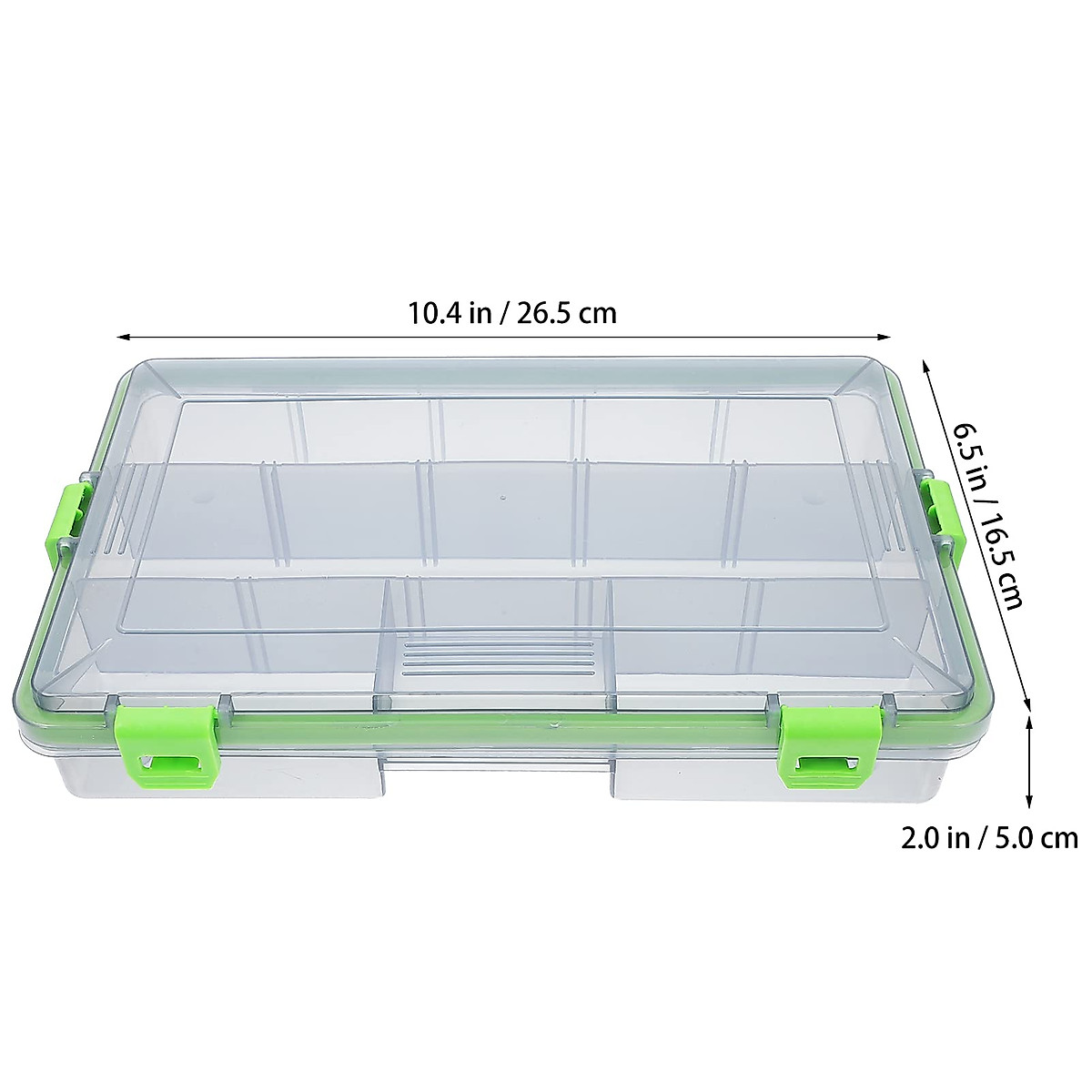 BESPORTBLE 1Pc Box Fishing Gear Storage Box Fishing Trays Tackle Organizer Tackle Bag jewelery organzer Lures Bag Earring Holder Fishing Storage Organizer Portable Plastic Bead Earrings